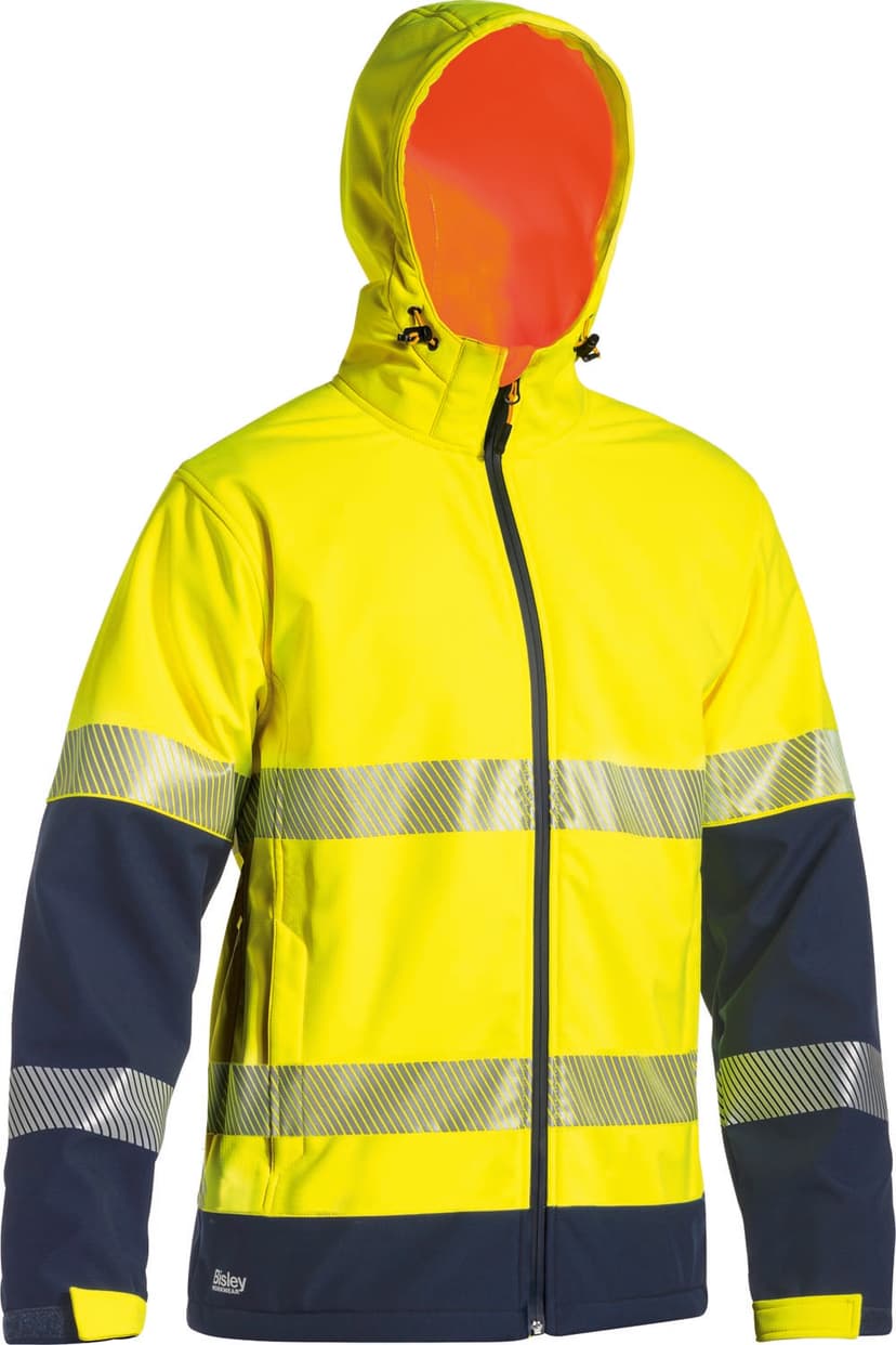 Bisley Taped Hi Vis Ripstop Bonded Fleece Jacket | SafetyCulture ...